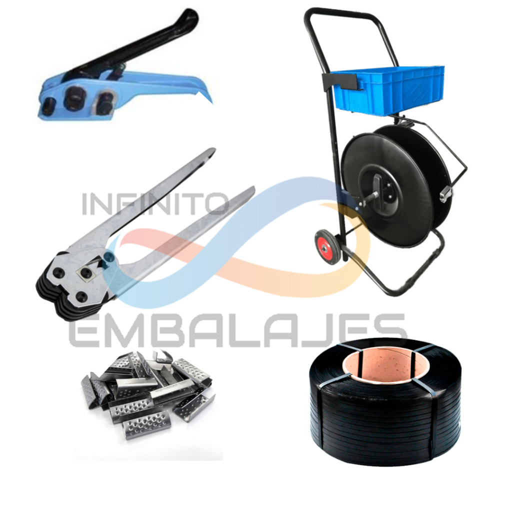 Kit Full Pro Zuncho Plástico 1/2 - Embalajes Infinito